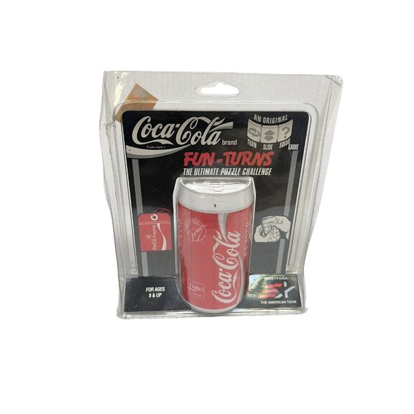 Games | Vintage 1992 Coca Cola Fun Turns Ultimate Puzzle Challenge Can ...